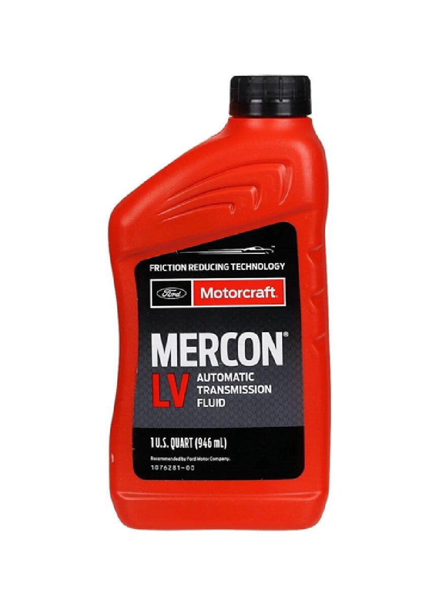 Масло трансмиссионное синтетическое Ford Motorcraft Mercon LV, 0.946 литра канистра