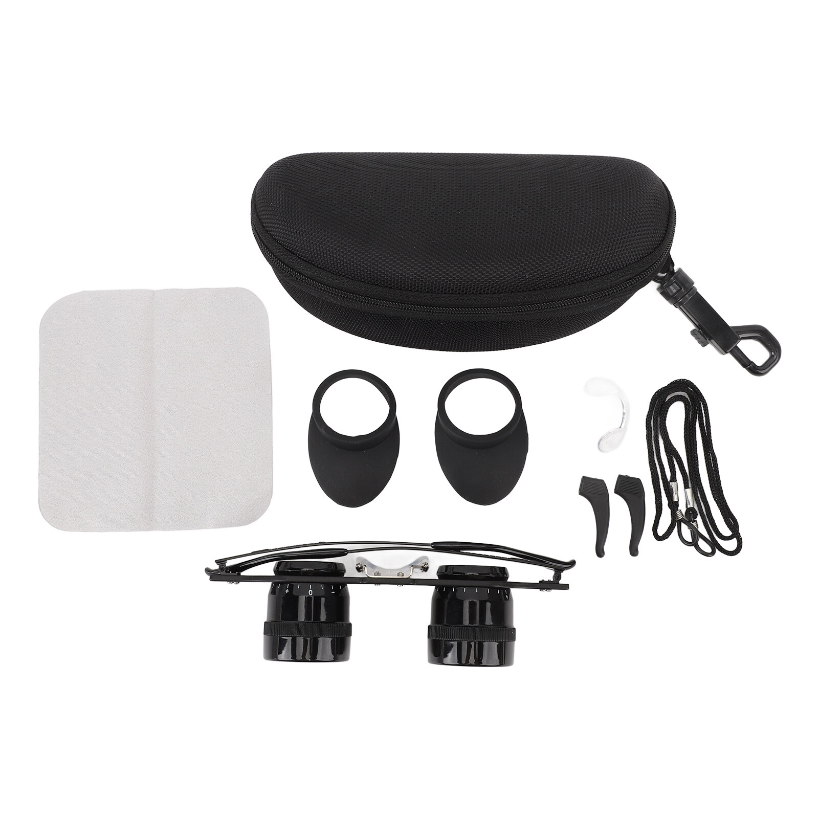 Рыболовный бинокль 10-кратный с регулируемым фокусом и многослойным покрытием для очков для концертов, театров, опер