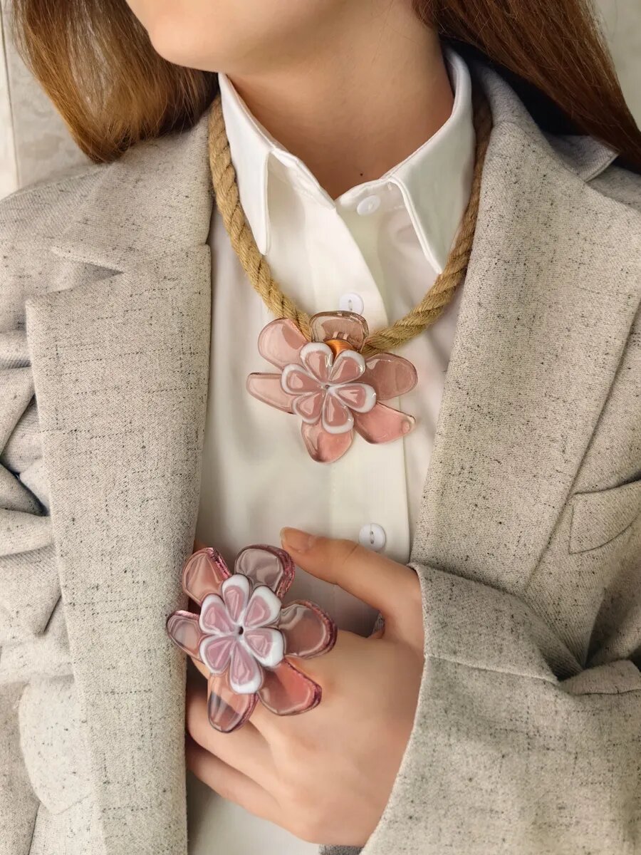 Кольцо, муранское стекло, стекло