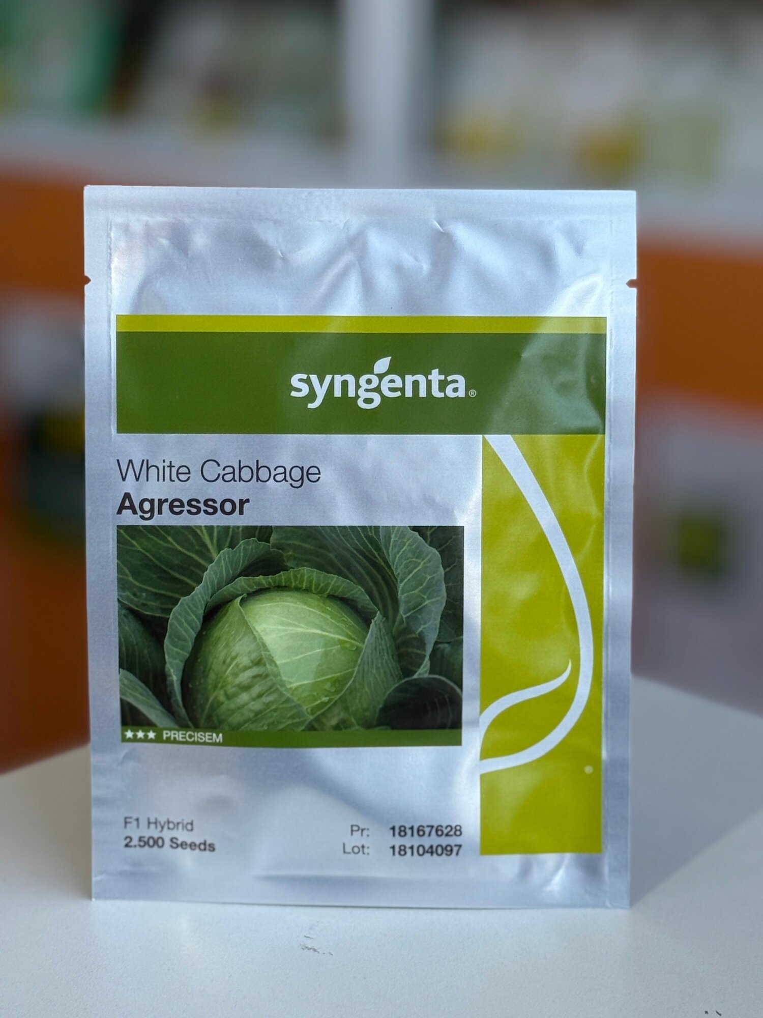 Капуста белокочанн. Агрессор F1/Agressor F1 2500 сем.(Сингента)