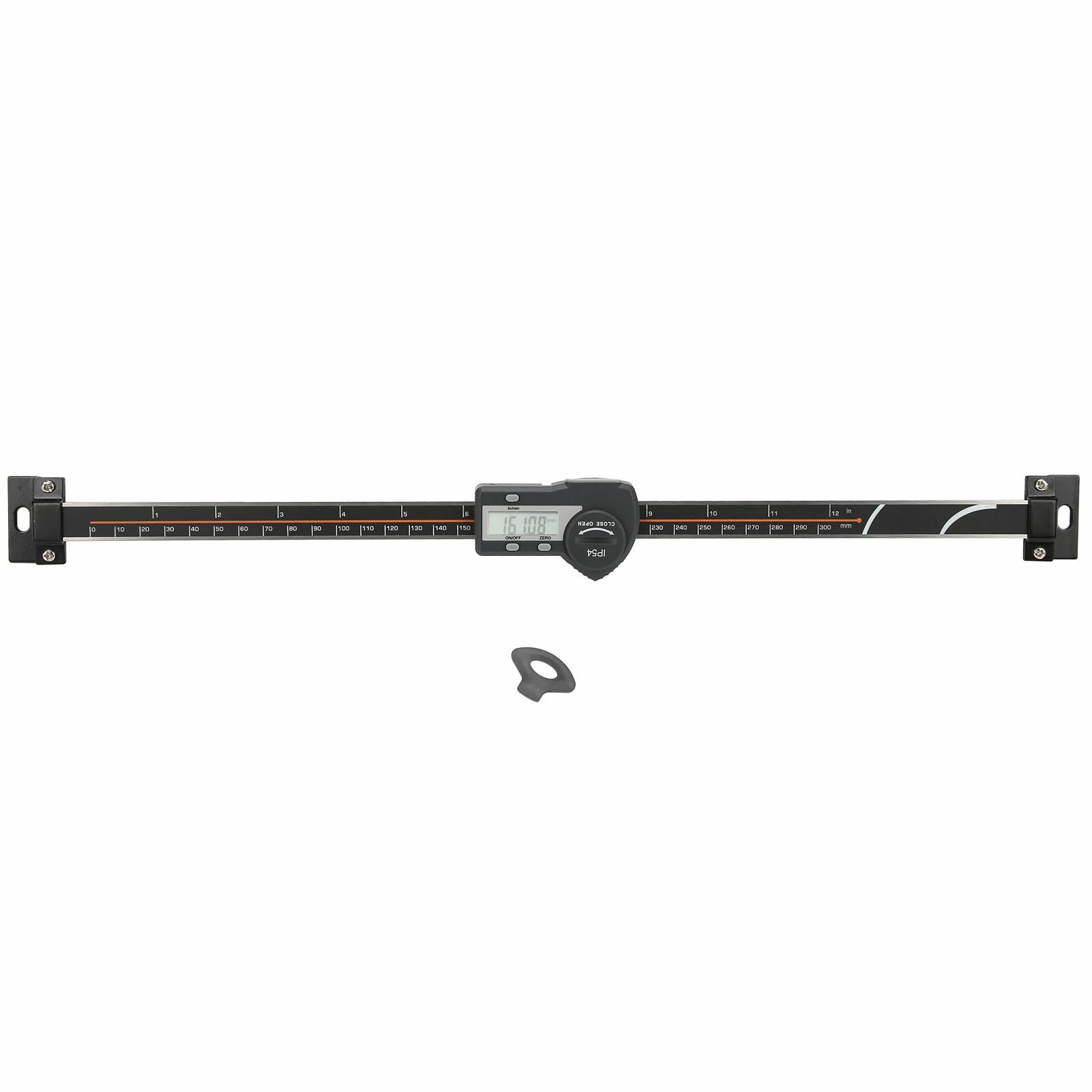 Линейка цифрового дисплея, горизонтальный измерительный инструмент с дистанционным считыванием, токарный станок, измерительный инструмент, 0 300 мм