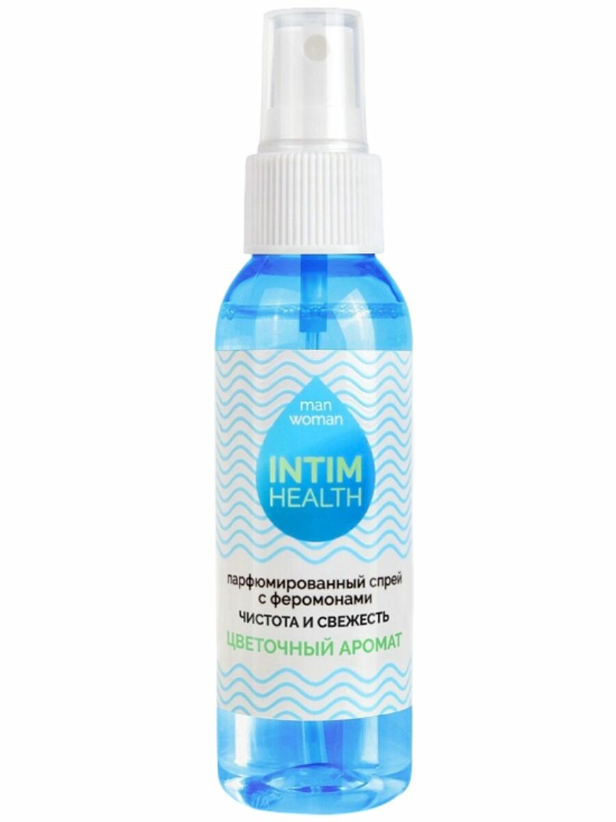 "Цветочный аромат" Спрей парфюмерный с феромонами "Intim Hеаlth" для нижнего белья и тела, 95мл.