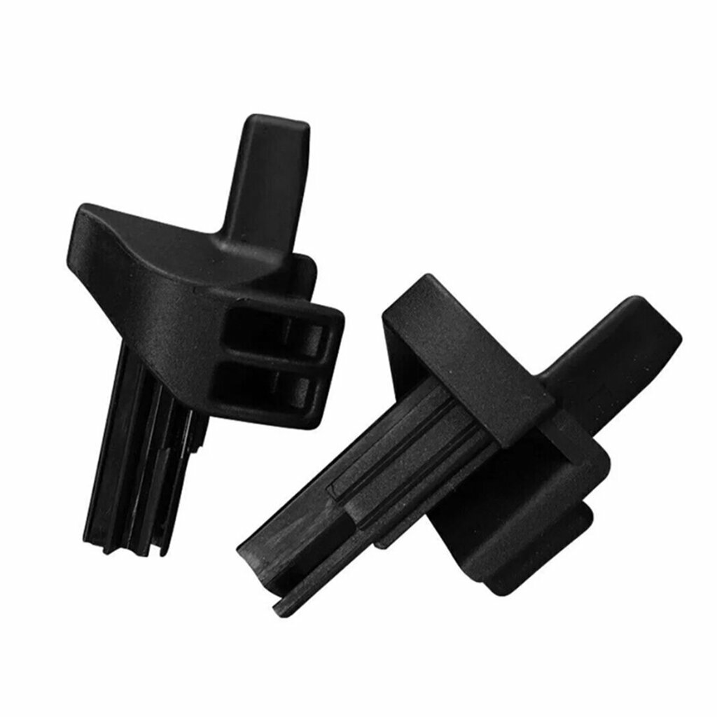 Упаковка из 2 Прочных пластиковых зажимов Для полки багажника Надежно Фиксирует груз, не встряхивает Кронштейны для досок для посылок, просты в использовании для W169