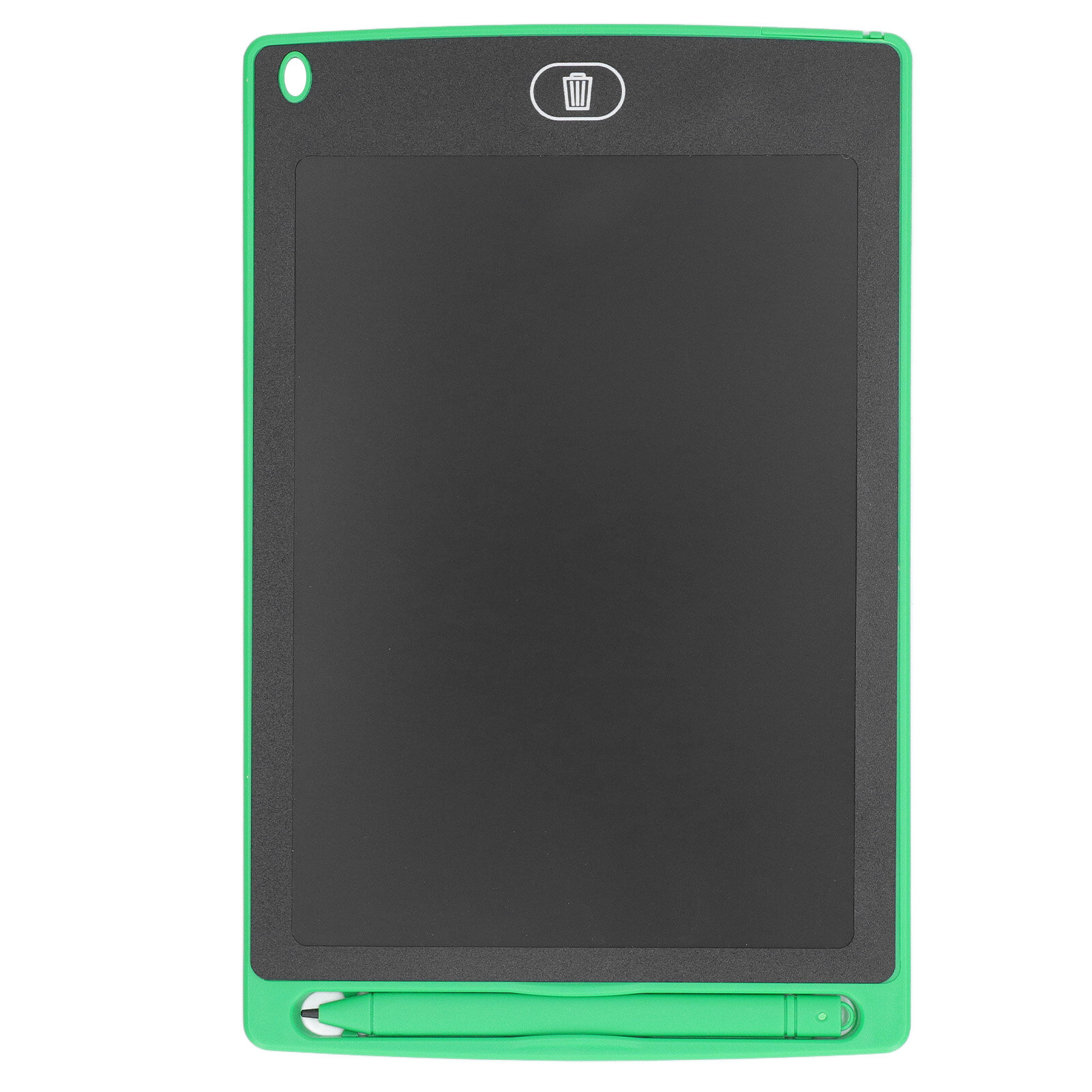 Планшет для рисования 8.5" LCD с защитой зрения, чувствительным экраном, стилусом и функцией стирания, зелёный