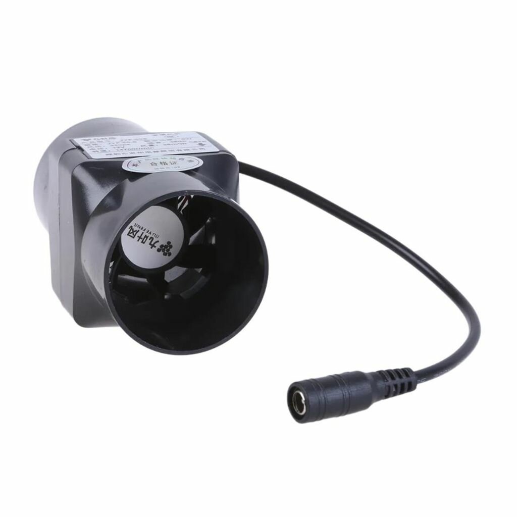 Черный канальный вентилятор, 50 мм, 6 Вт + блок питания с регулируемой скоростью, стандарт США