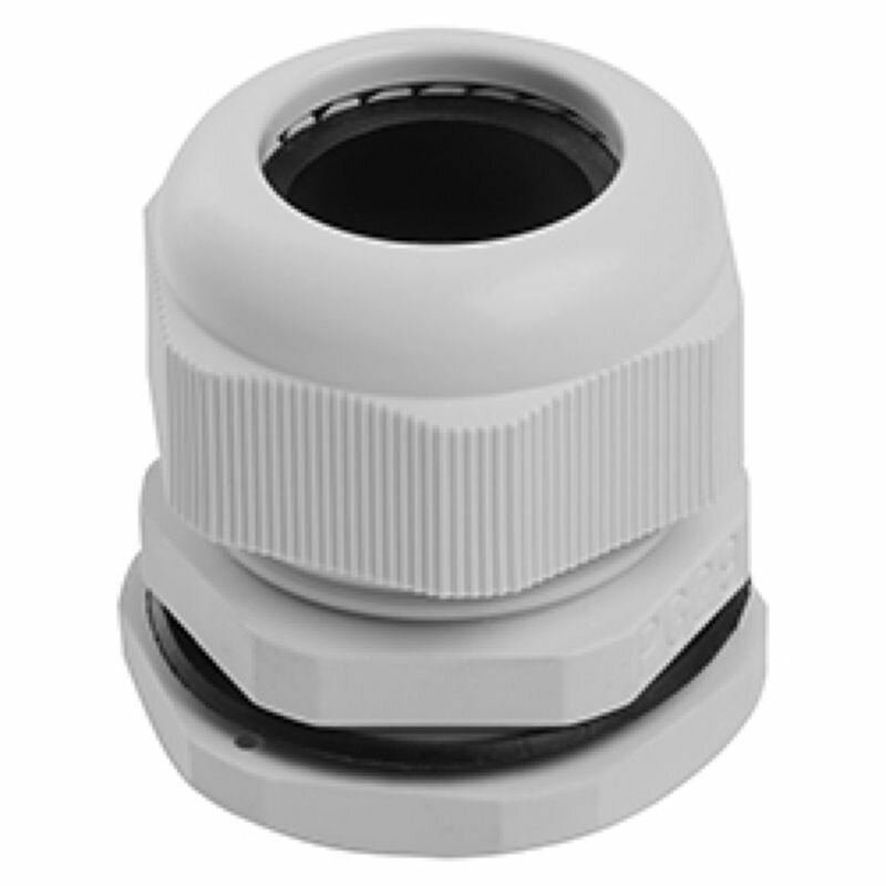 Набор из 10 штук Сальник STEKKER PG29 диаметр проводника 18-25 мм IP54, серый