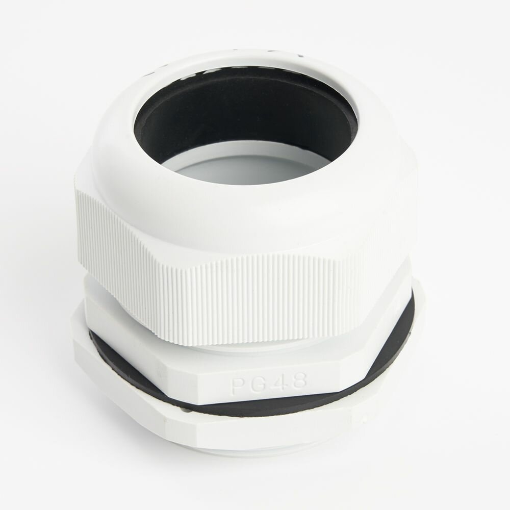 Набор из 10 штук Сальник STEKKER PG48 диаметр проводника 37-44 мм IP54, серый