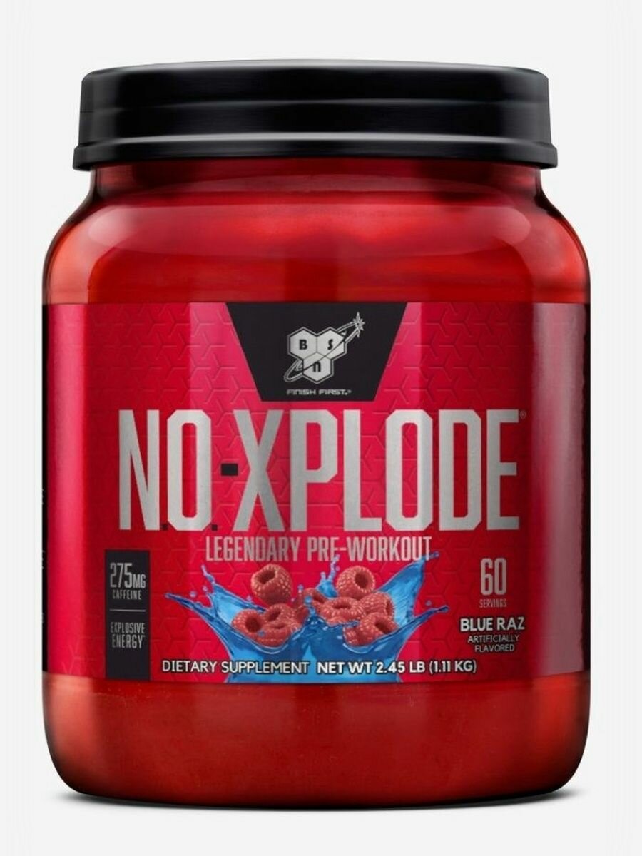 Предтренировочный комплекс BSN N.O. - Xplode 3.3, 1110 гр, Ежевика