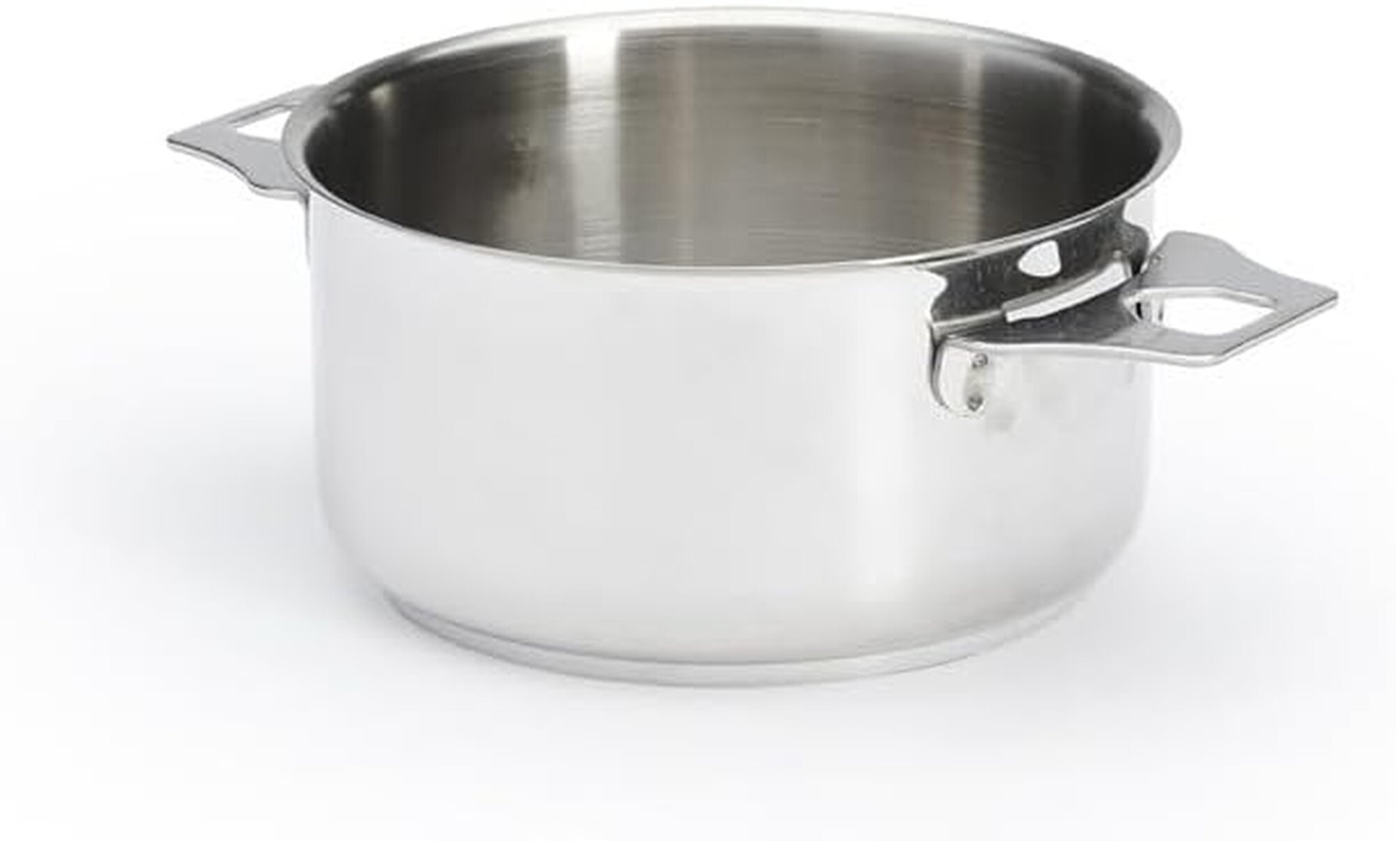 Кастрюля - de Buyer Twisty 3491.14 - из нержавеющей стали, 14 см, без ручек, цвет серебристый