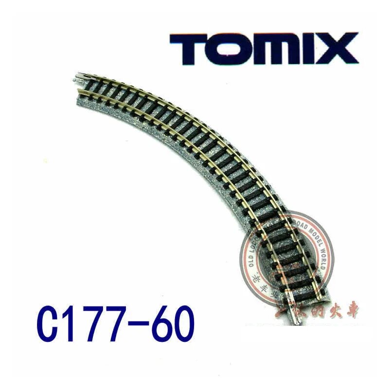 TERAYSUN N масштаб миниатюрный железнодорожный поезд изогнутая дорожка 1:150, 6pcs C177-60, Унисекс