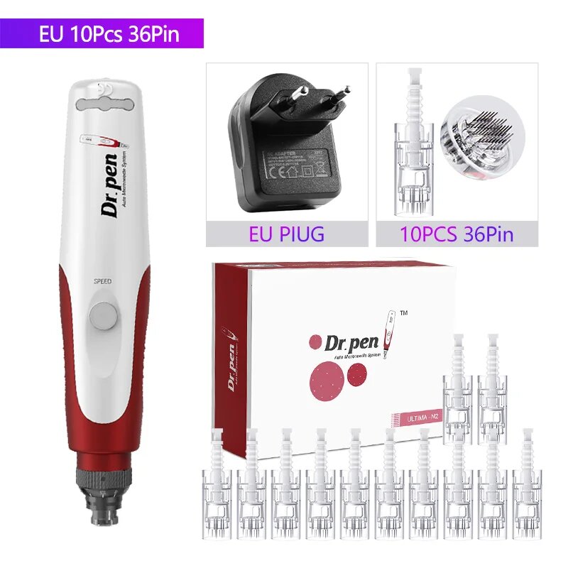 MELLIFLOUS Dr. Pen Ultima N2 Беспроводная микро-ручка для кожи N2-W-EU Plug 36pin