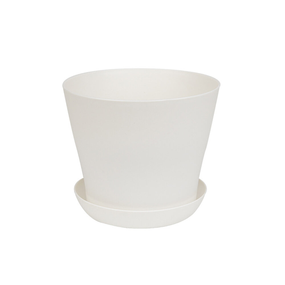 Упаковка из пластиковых горшков для цветов, комнатных растений для вашего сада, офиса или декора с отверстием для подд