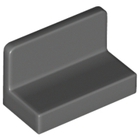 Panel 1 x 2 x 1 with Rounded Corners, 4865b Dark Bluish Gray U