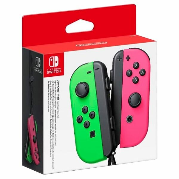 Набор из двух контроллеров Joy-Con Сontrollers (неоновый зеленый / неоновый розовый)