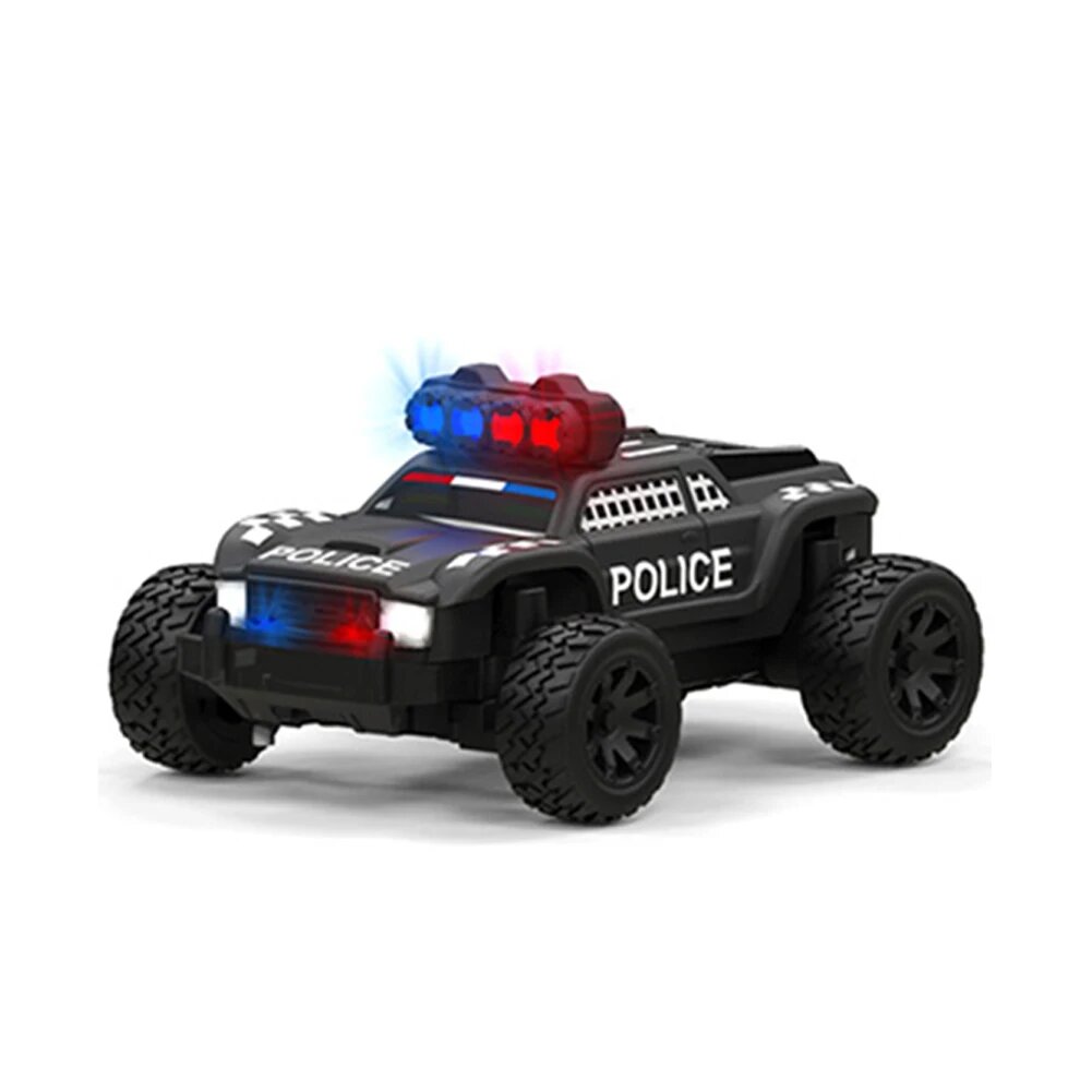 Полицейский Monster Truck 1:76, черный (C82)