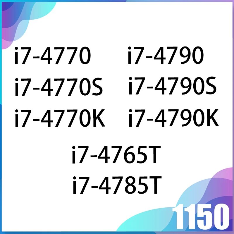Процессор Intel Core i7 4770 i7 4770K