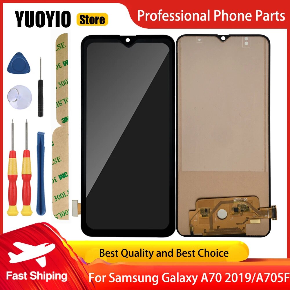 Для Samsung Galaxy A70 2019 A705F Note 10 Lite S10 Lite S20 FE ЖК-дисплей, дигитайзер A705F