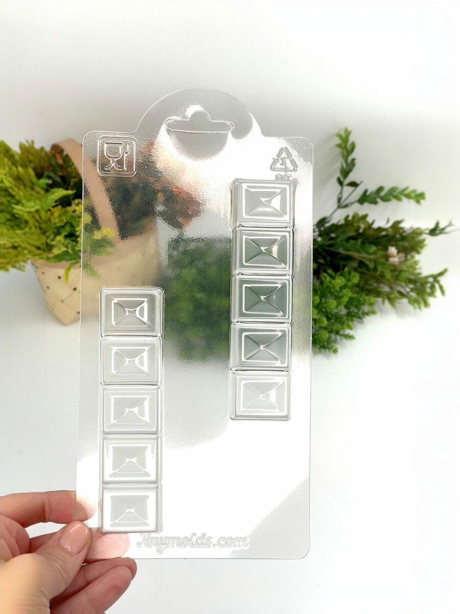 Батончик плиточный форма пластиковая для шоколада