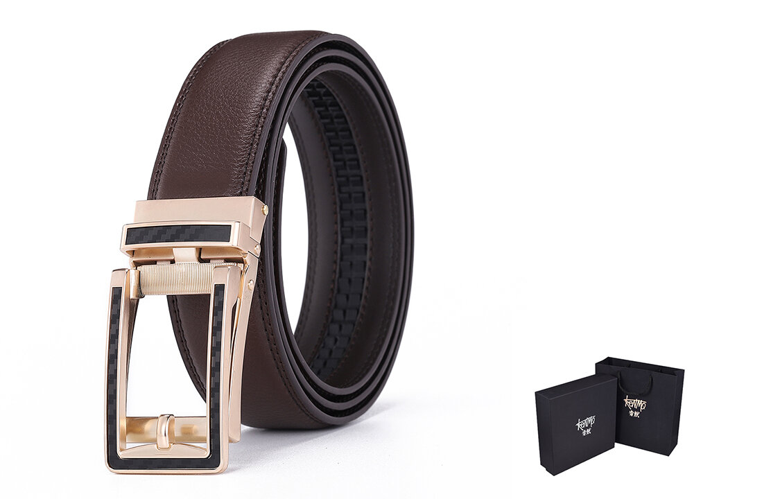 KENMO Leather Belts Men's 130