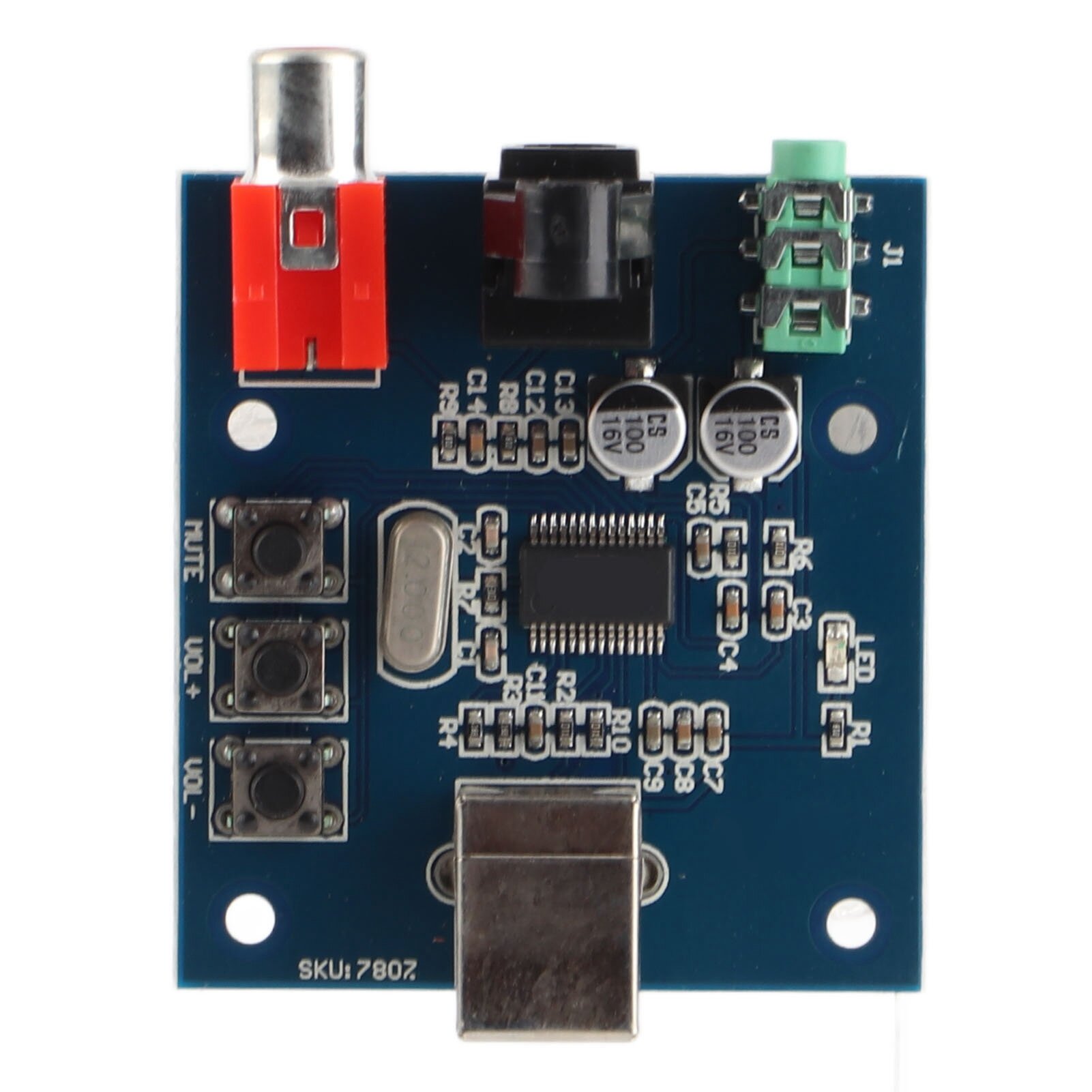 DAC Decoder Module USB входной коаксиальный волоконно -оптическое звено звуковая карта Hifi Электронная компонент PCM2704
