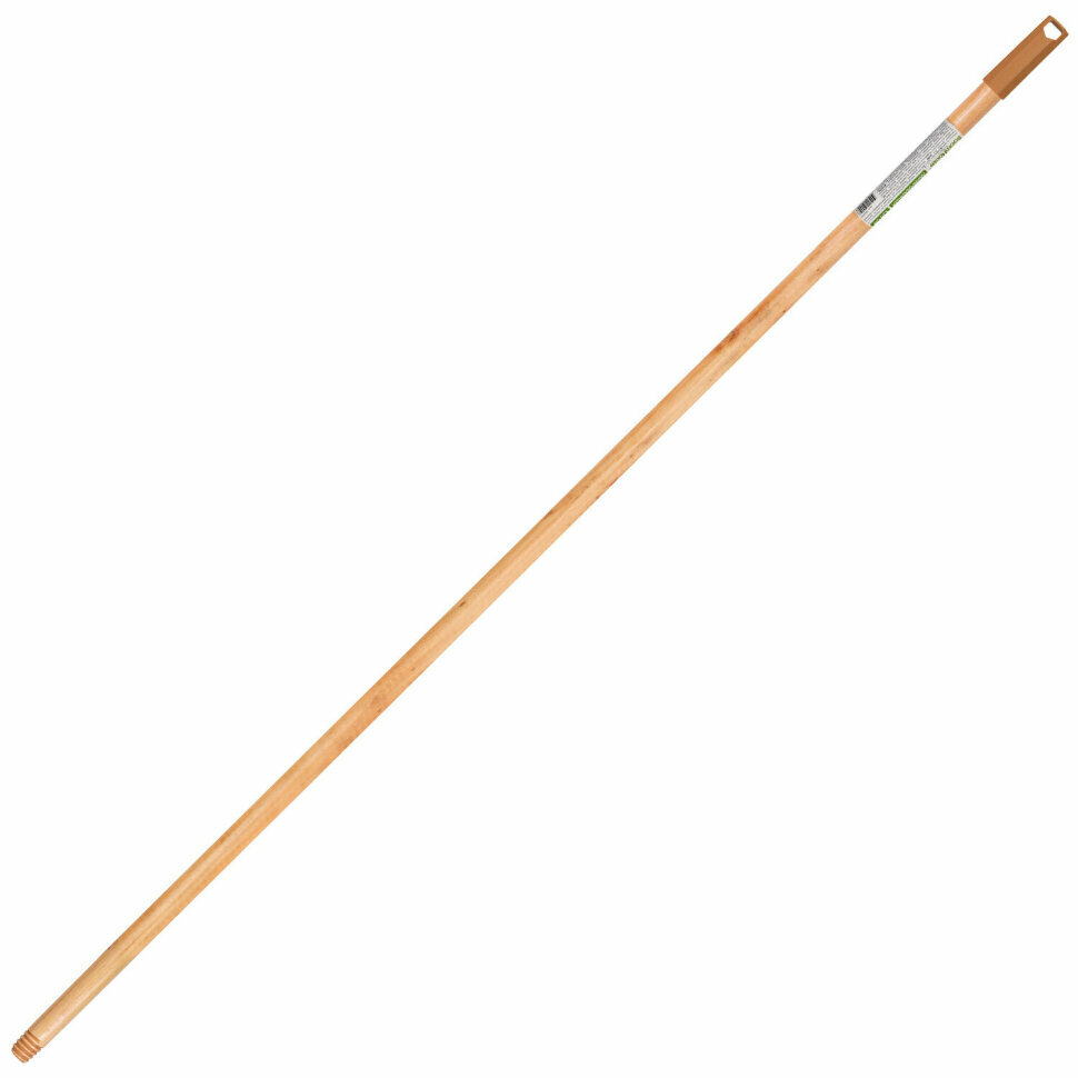 Черенок рукоятка 120 см, еврорезьба, дерево + лак (эвкалипт), d=2,2 см, BOOMHOUSE (БумХаус), 700890, 700890