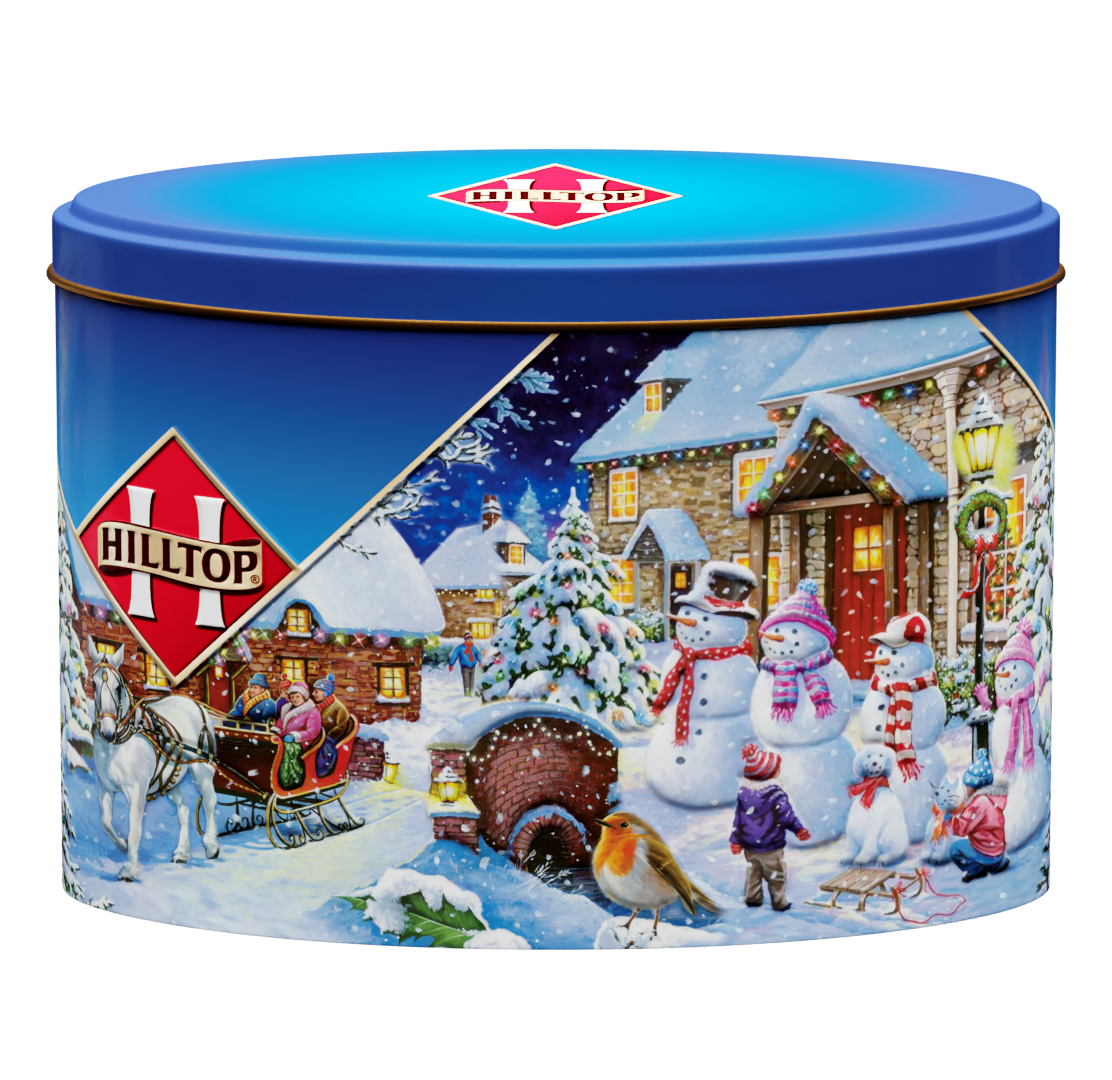 Чай Hilltop черный "Королевское золото" Уютный вечер Овал Премиум, 100гр