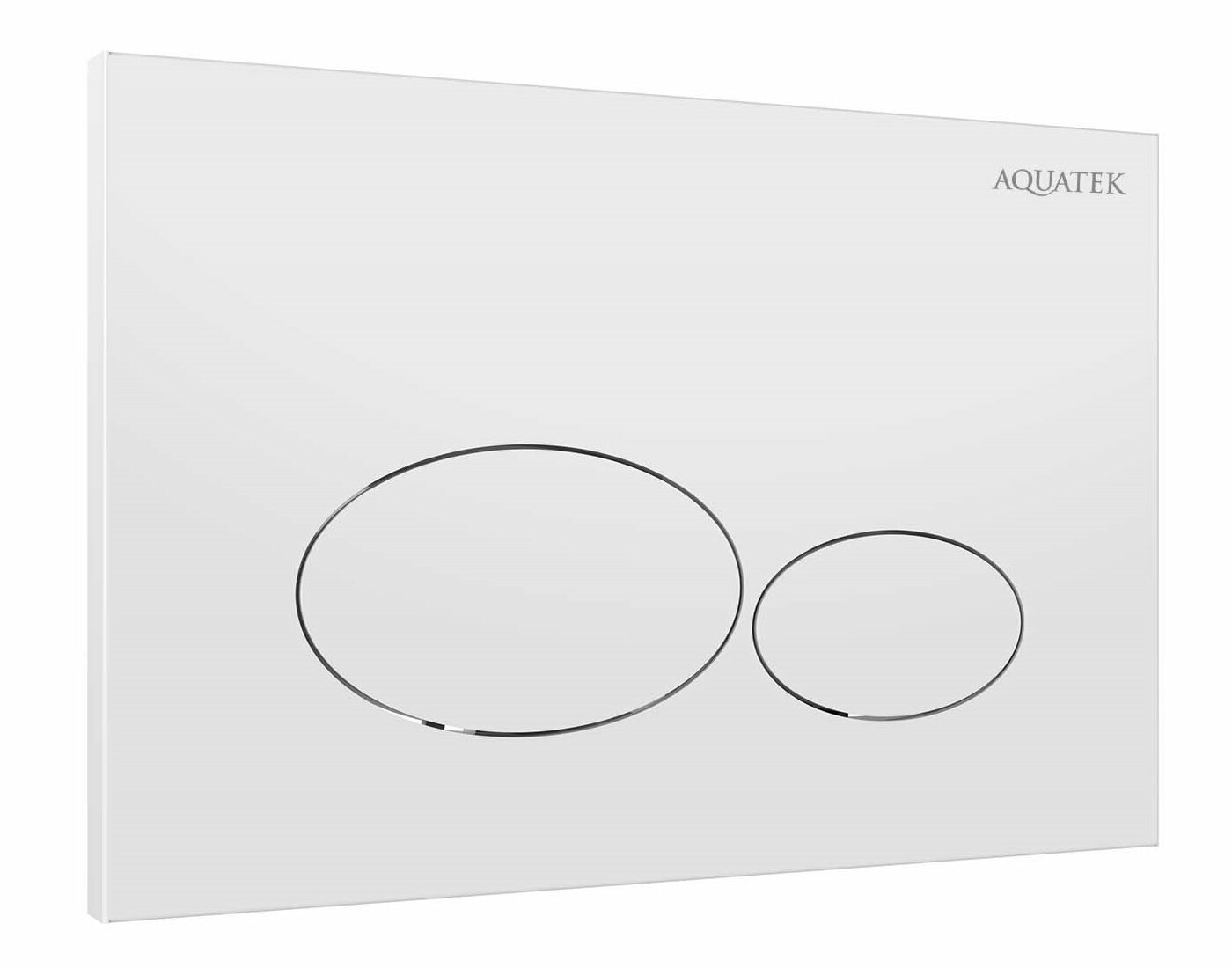 Панель смыва Aquatek клавиши овальные, 162x244, белый глянец KDI-0000071