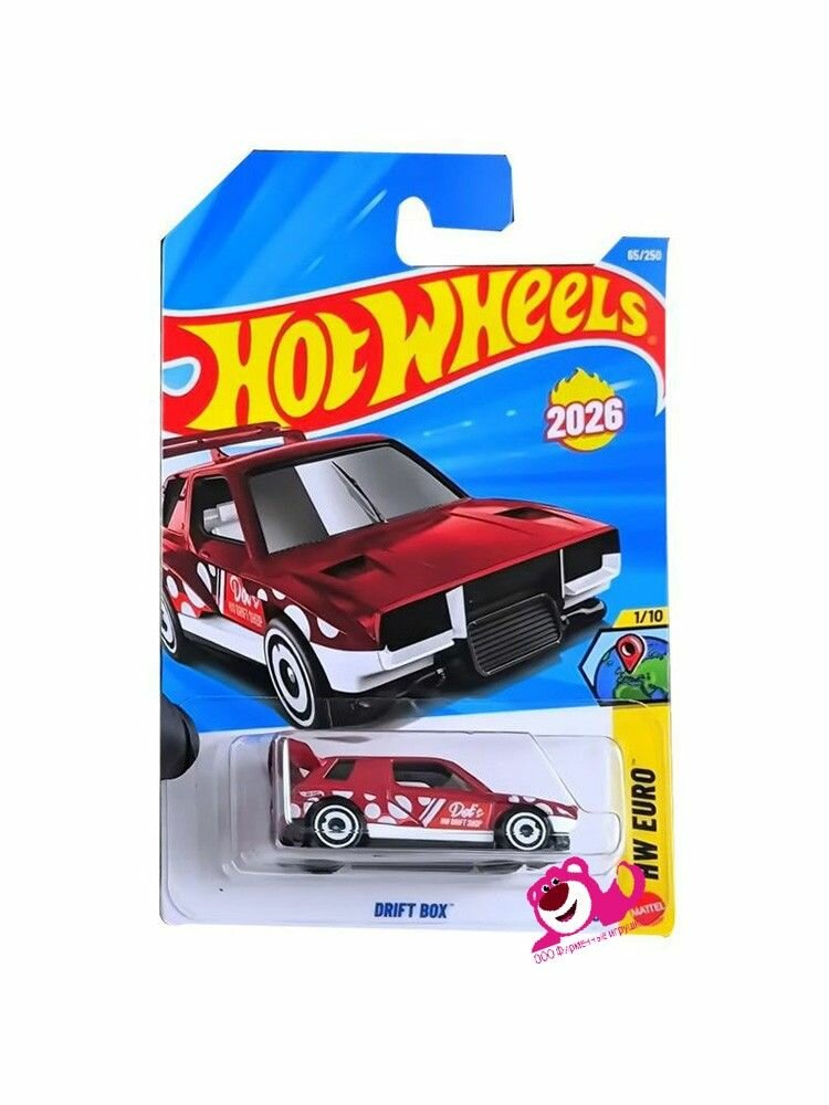 Машинка Mattel Hot Wheels 2026B C4982 Drift Box Red