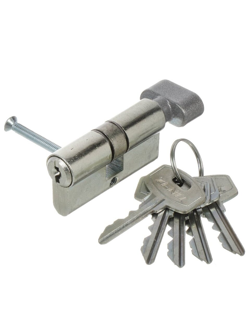 Личинка замка двери Зенит, МЦ1П-5-6, 00-00006528, 60 мм, цинк