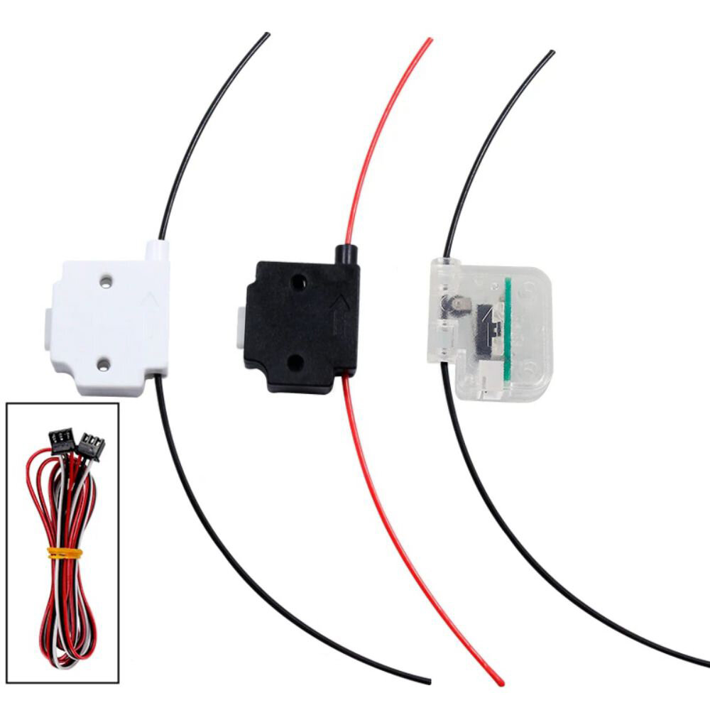 Модуль обнаружения обрыва нити для 3D-принтера с датчиком выхода материала из строя кабеля длиной 1 м. Детектор выхода материала из строя для деталей 3D-принтера (2 шт.)