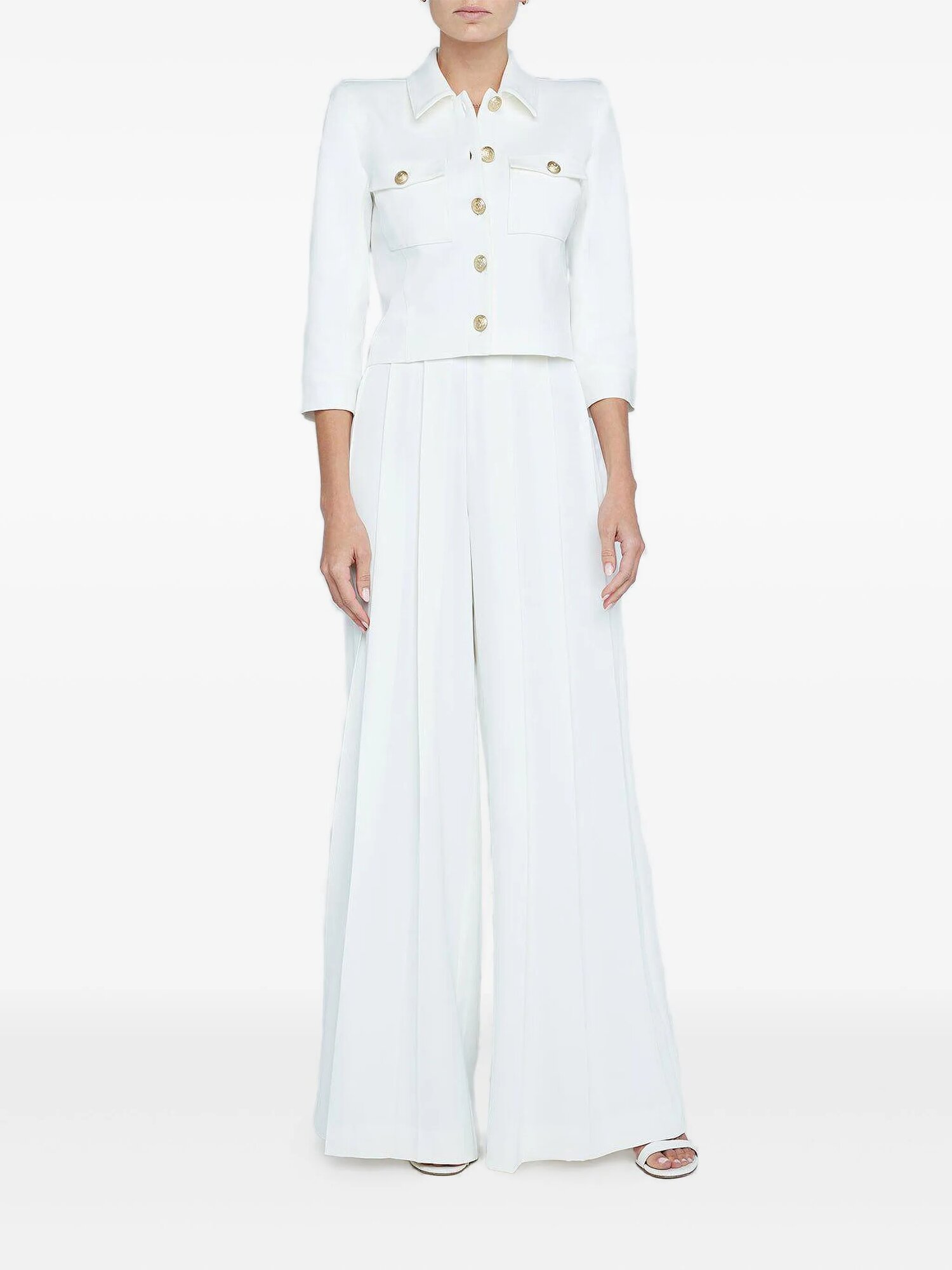 Брюки L'Agence Nova trousers, размер 8, white — фото 1