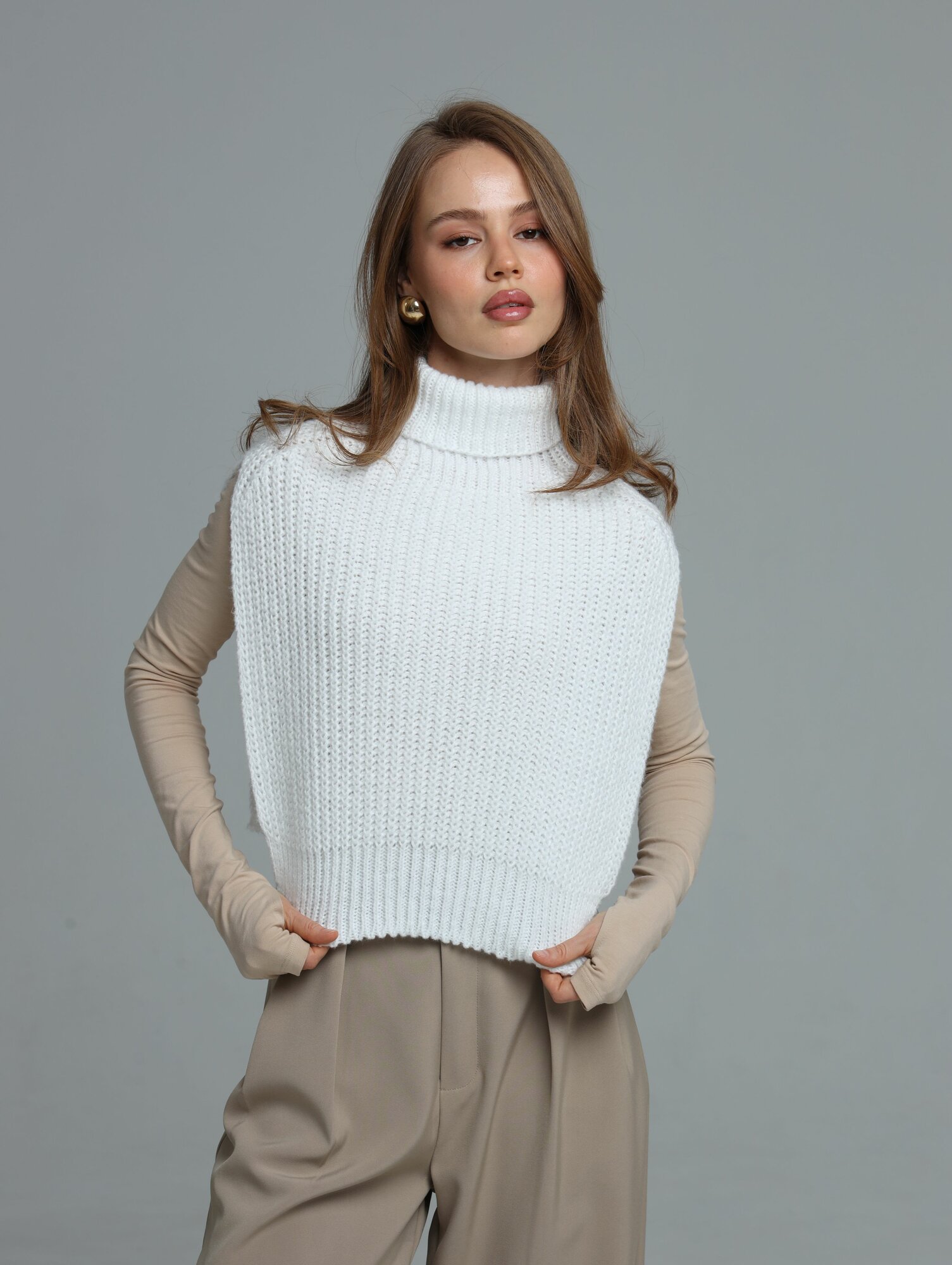 Шарф-манишка Весна-лето 2025 для женщин