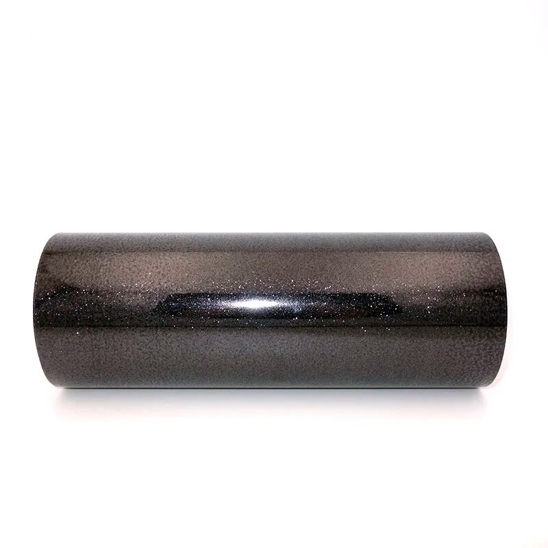 Блестящая виниловая пленка для одежды Amyries Черный, 1, 25cmx3M