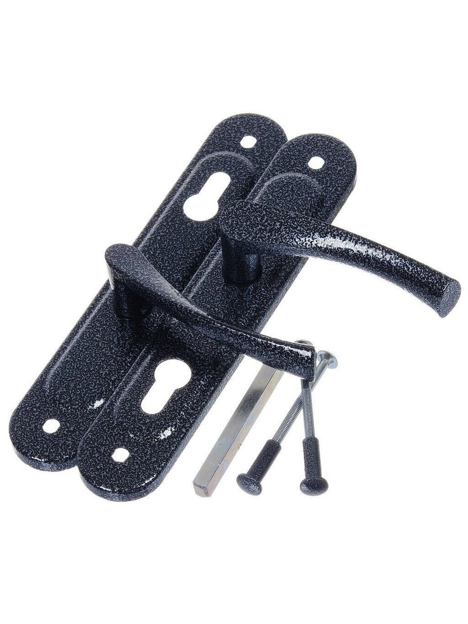 Ручка на планке Зенит, РФ1-68.01, БП-00012824, серебро, сталь