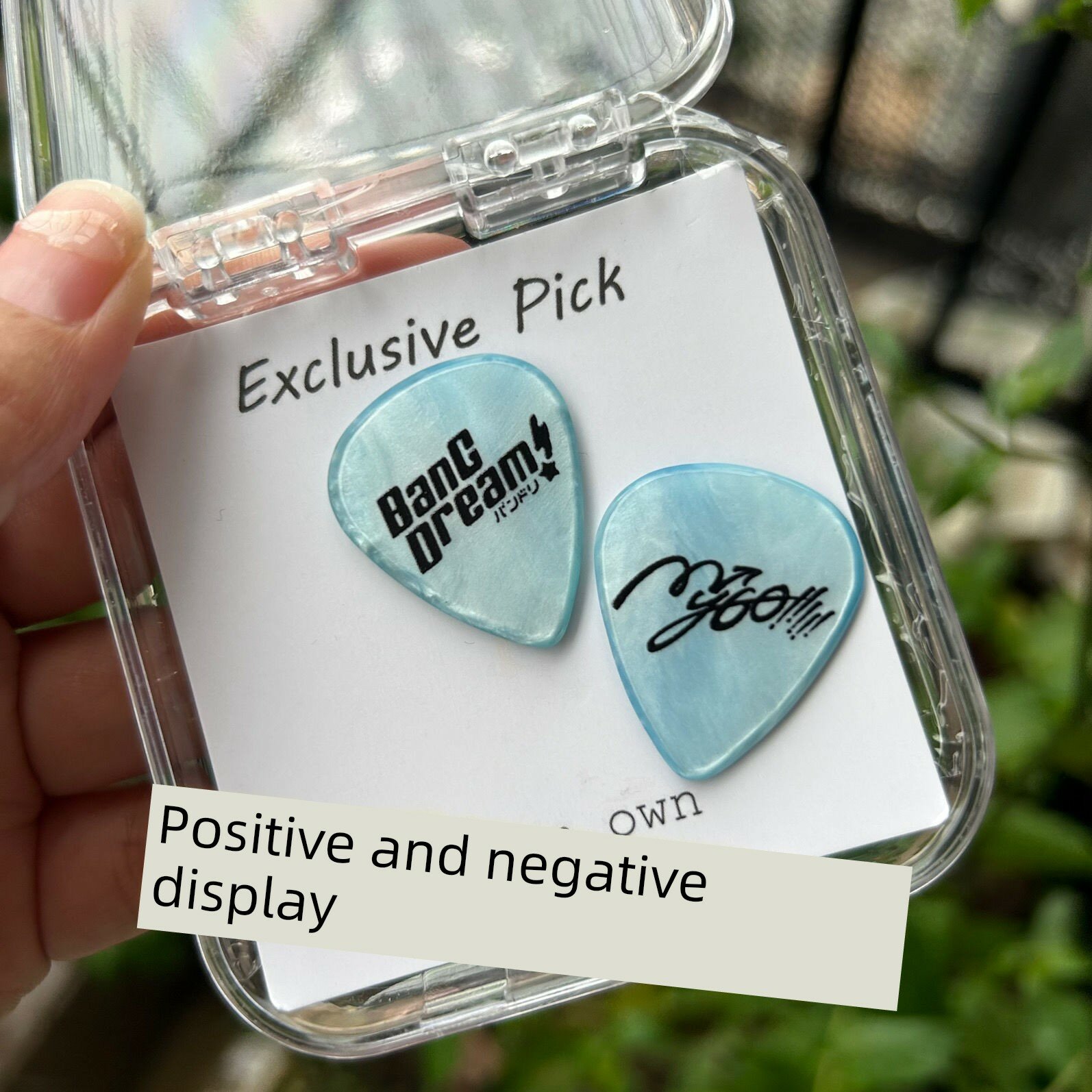 Гитарные медиаторы BanG Dream It's MyGo, медиаторы для бас-гитары и электрогитары, Bang Bang Girl Band Быстрая шрапнель