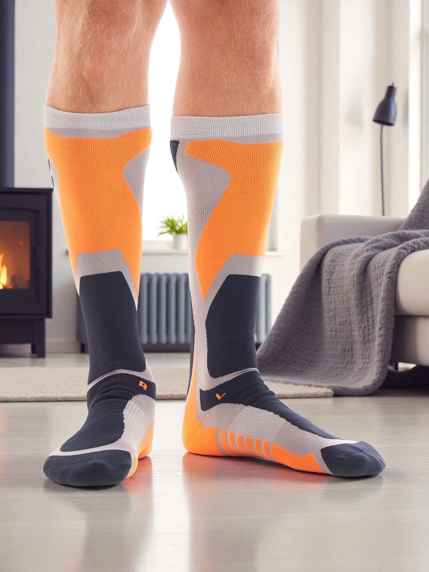 Термоноски Dragonfly 2D Enduro Orange-Blue