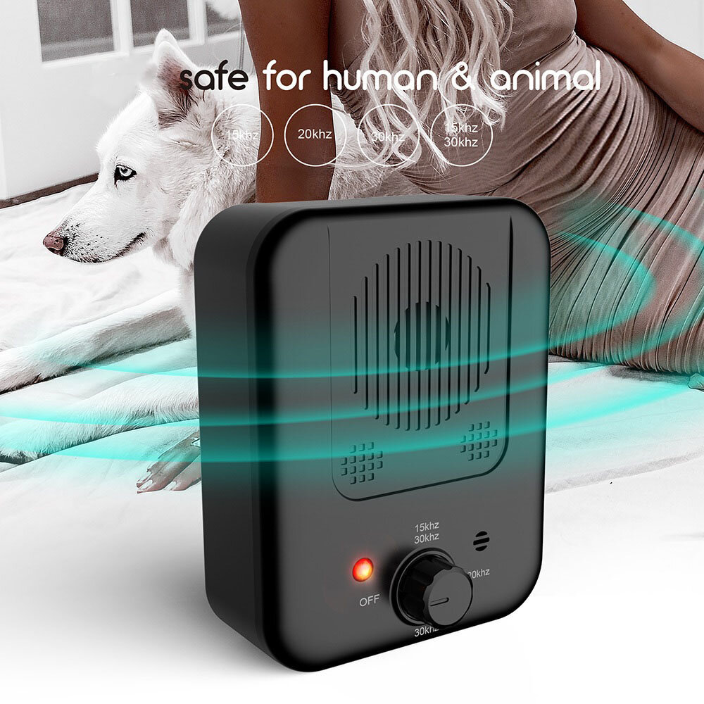 Ультразвуковое устройство против лая для собак, наружное, со звуковым глушителем