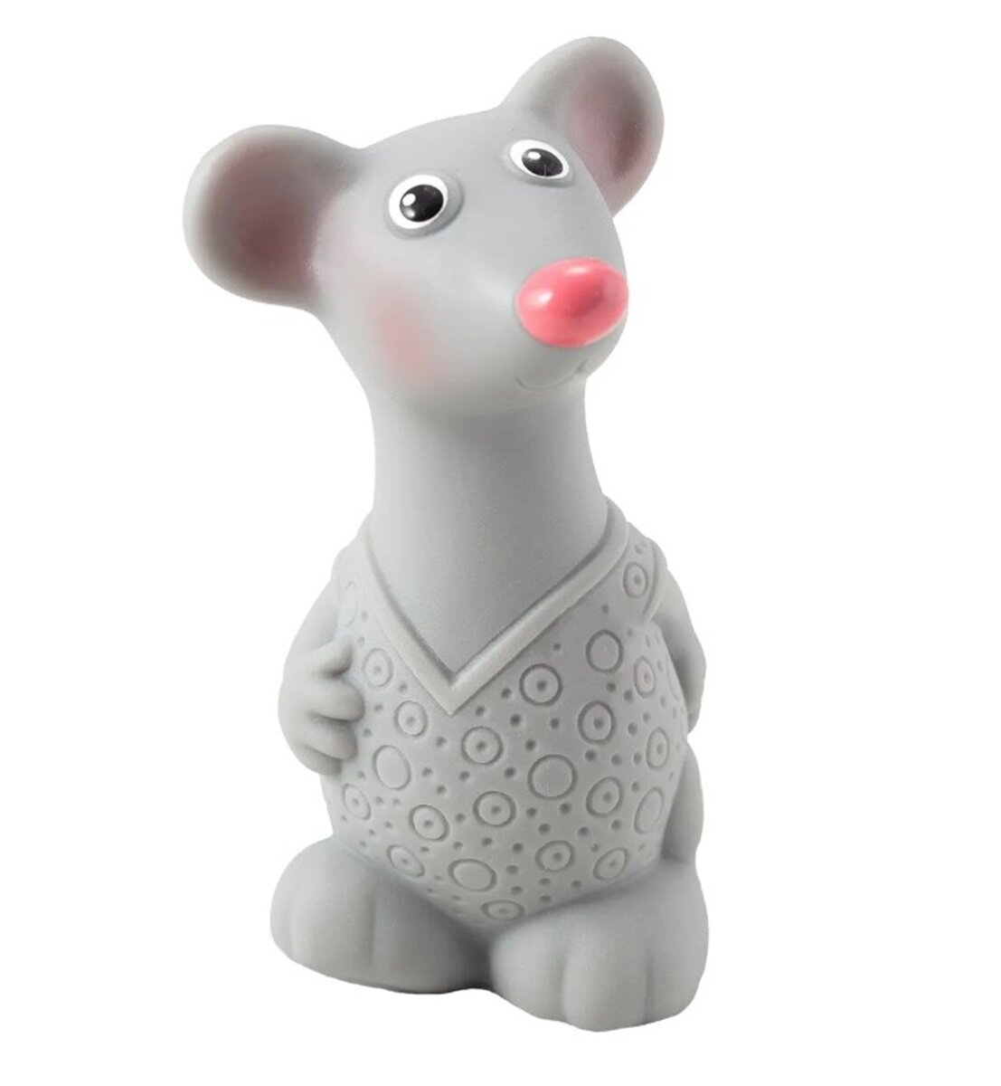 Пластизоль Огонек Мышонок серый, 12 см С-1534