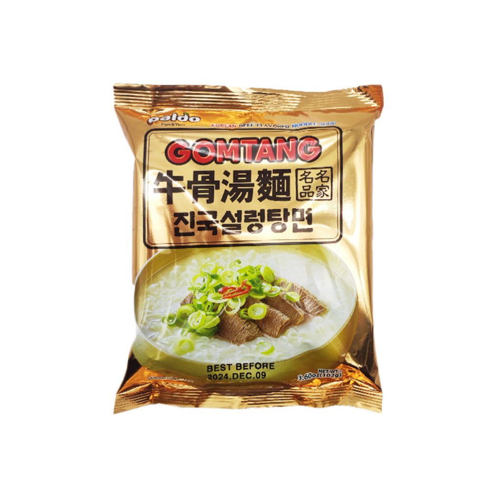 Лапша быстрого приготовления Paldo Gomtang 102 г, Южная Корея