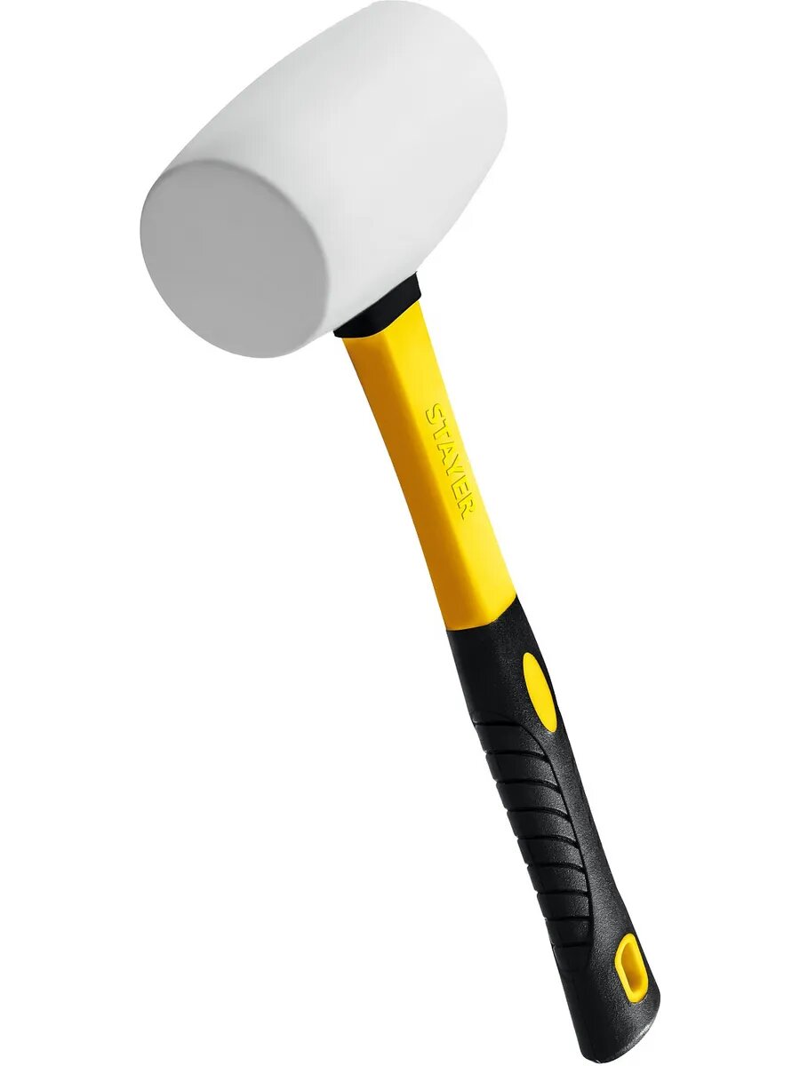 450 г, белая, резиновая киянка, Professional