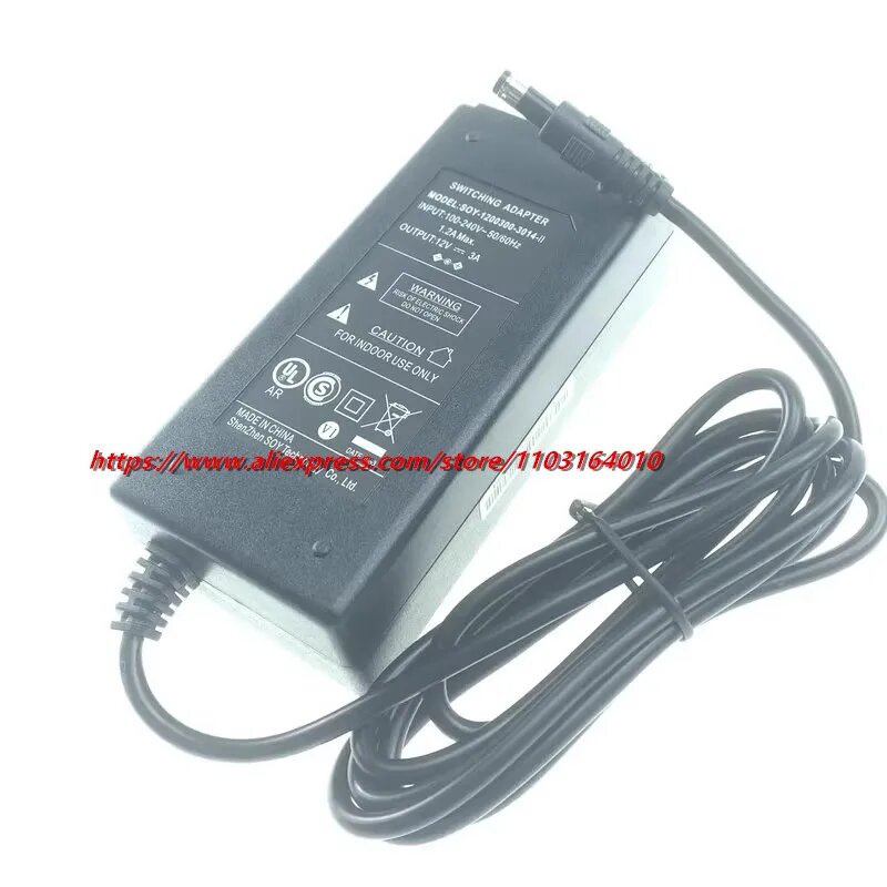 Оригинальное зарядное устройство SOY SOY-1200300 12В для Autel Black