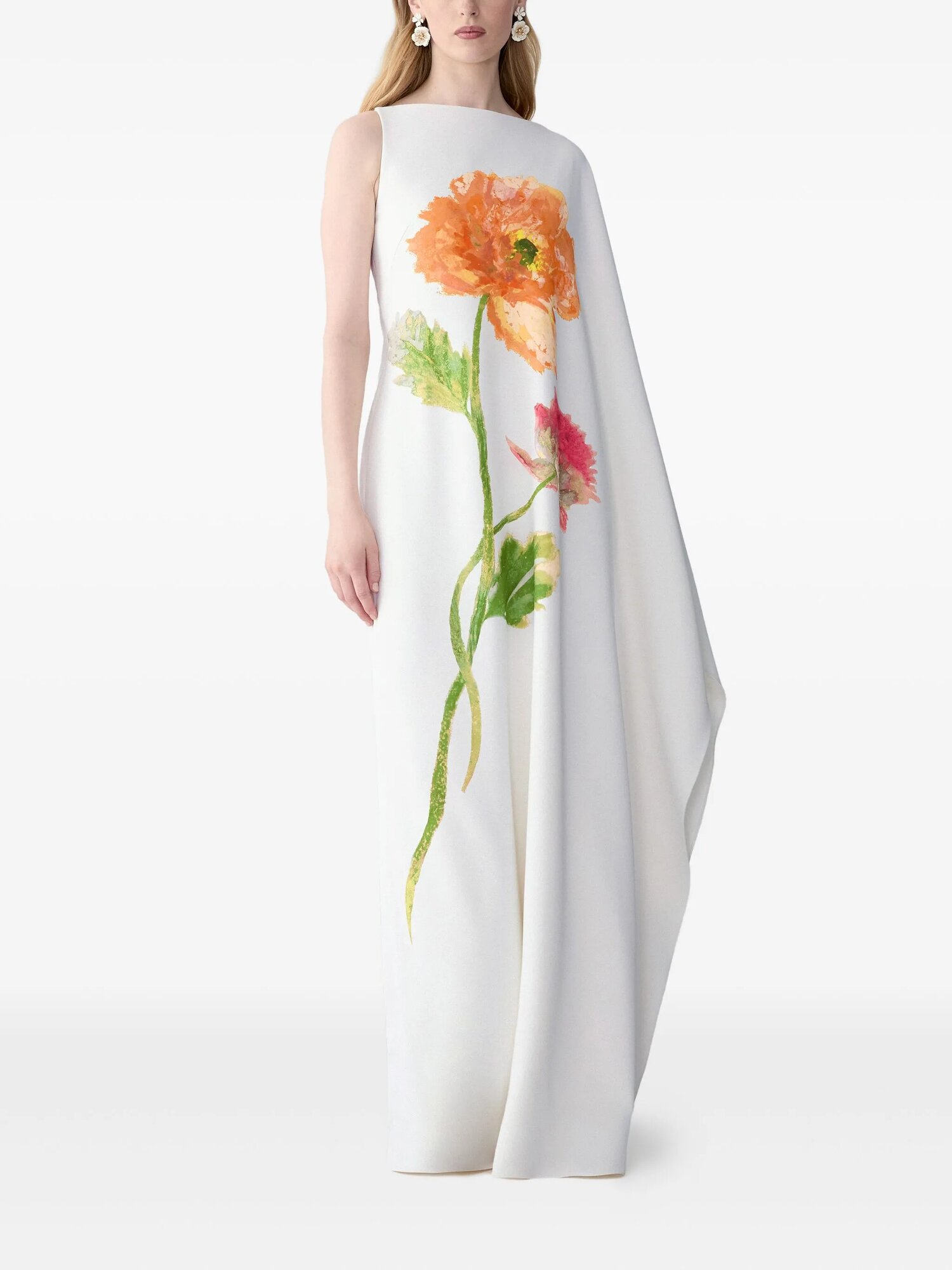 Накидка CAROLINA HERRERA, размер 10, white — фото 1