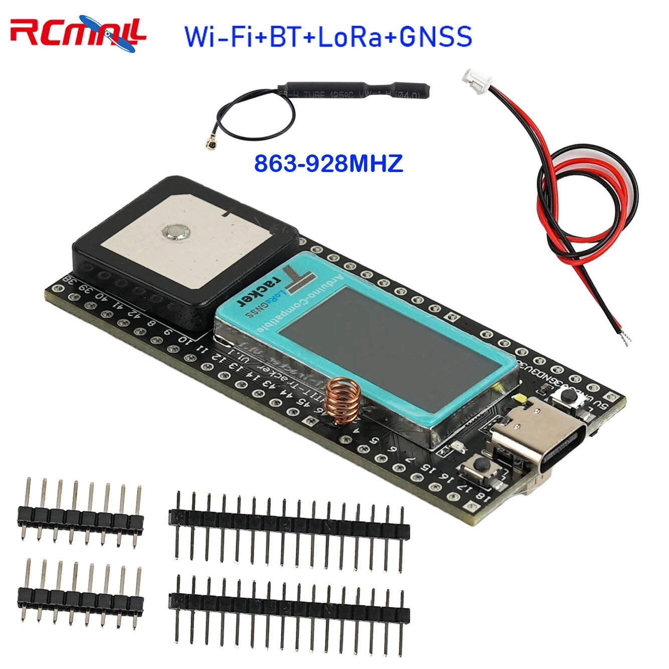 Комплект для разработки беспроводного трекера ESP32-S3 Lora 863-928MHZ