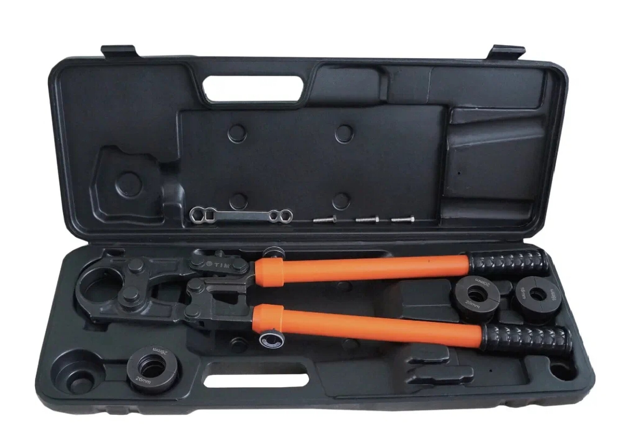 Радиальный клещ TIM JT1626B для ручного обжатия пресс- фитингов