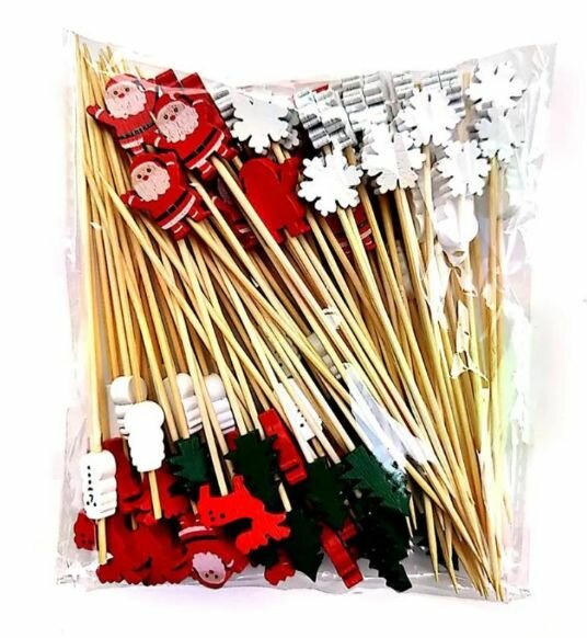 Рождественские фруктовые палочки