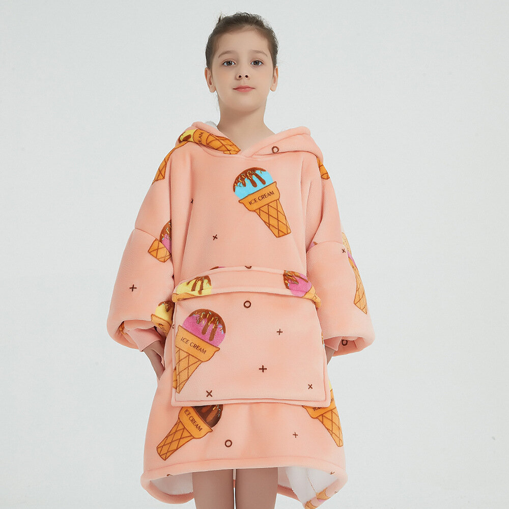 Детское одеяло с капюшоном, Длина одежды 84 см