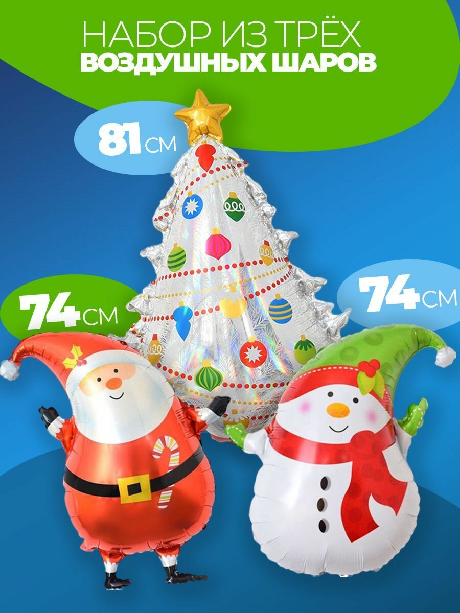 Набор воздушных шаров фотозона на новый год