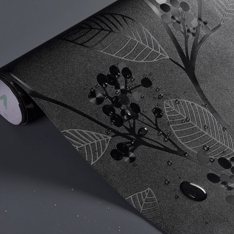 Черная термопленка для окон 0.6x2m, Style 4