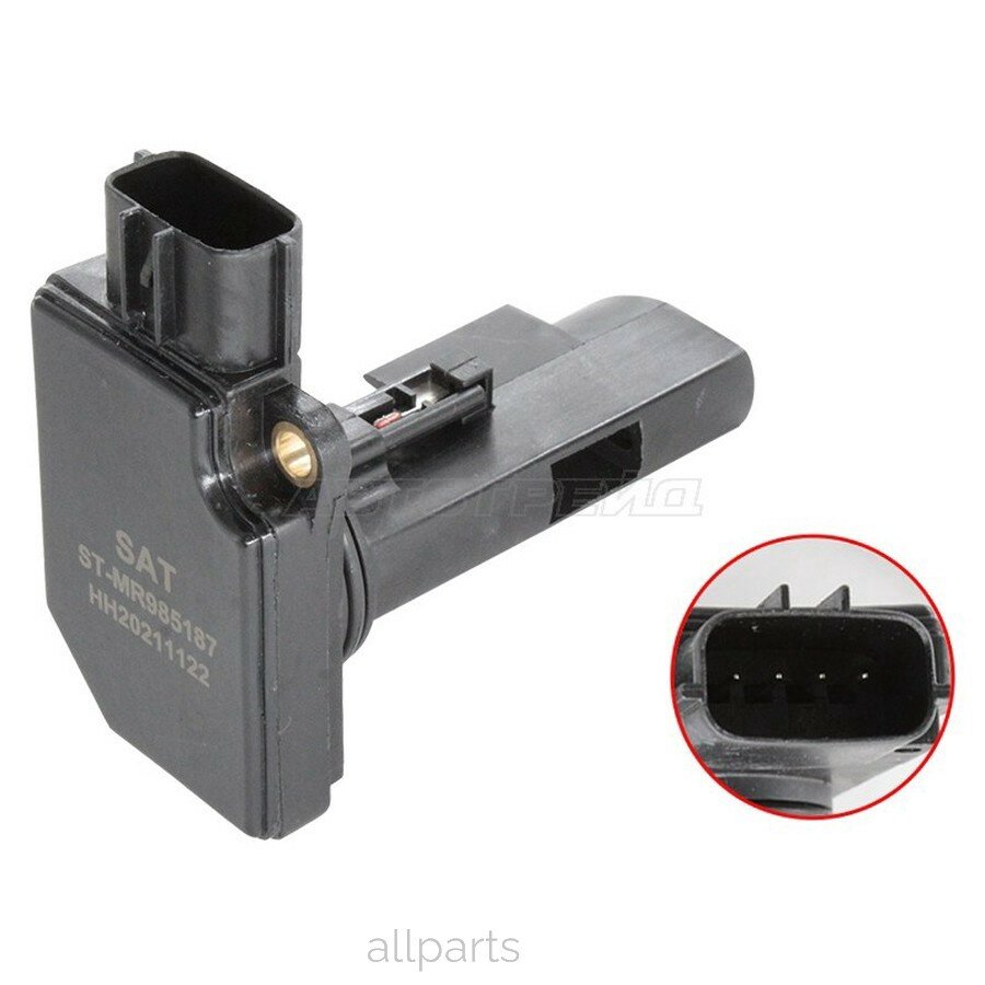 SAT ST-MR985187 Датчик расхода воздуха Mitsubishi Lancer 07-17 / Outlander 02-12
