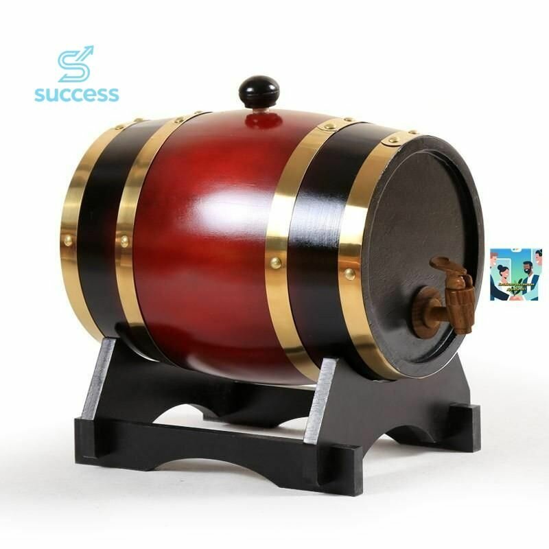 Деревянная бочка объемом 5 литров, используемая для спирта, резервуар для брожения